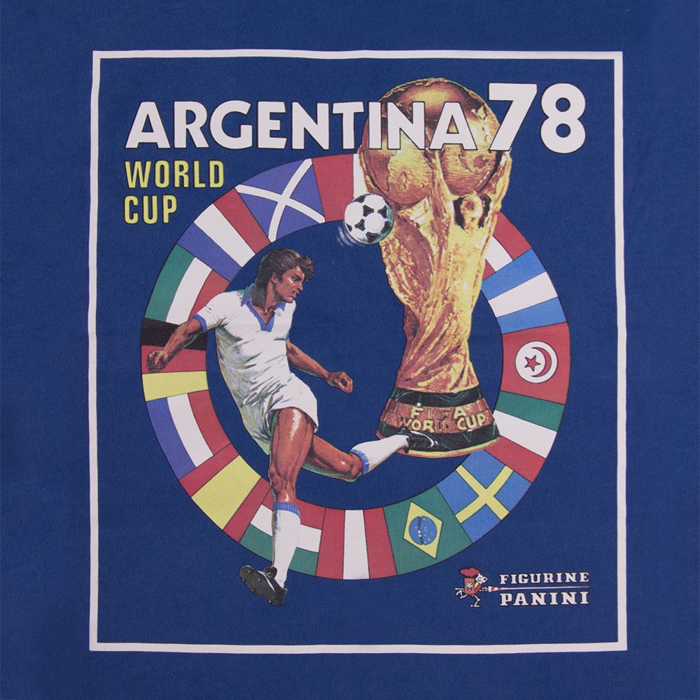 COPA Football - T-Shirt Panini FIFA World Cup Argentine 1978 - Bleu Marine