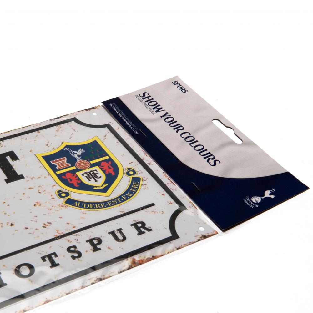 Plaque de rue Retro Tottenham Hotspur White Hart Lane (40cm x 18cm)